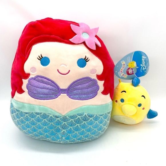 Squishmallows | Toys | Squishmallowdisneylittle Mermaid Ariel And ...